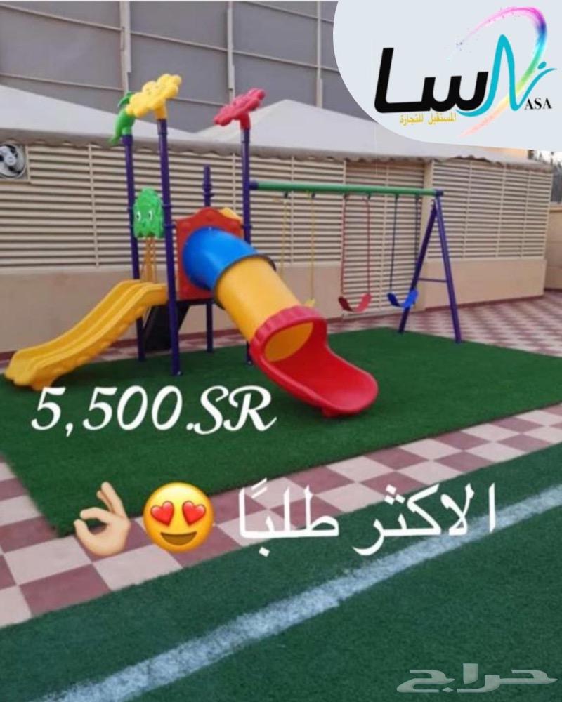 مراجيح وزحاليق زحليقة اطفال العاب عروض استراح