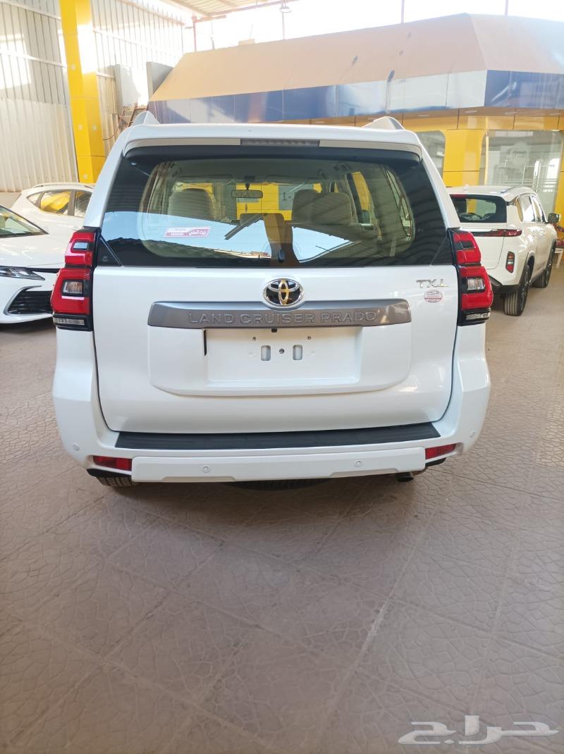تويوتا برادو TXL-1 بنزين 4 سلندر موديل 2023 ابيض لؤلؤي - موقع حراج