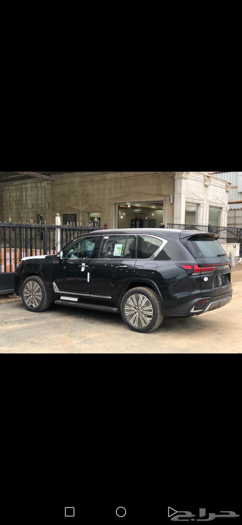 جيب لكزس LX 600 BB 2023 أسود داخل جملي - موقع حراج