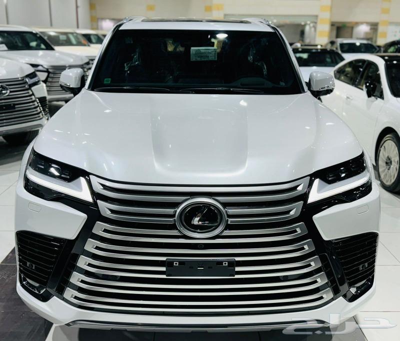 لكزس BB LX 600 خليجي 2024 اللون ابيض داخلي كرزي - موقع حراج