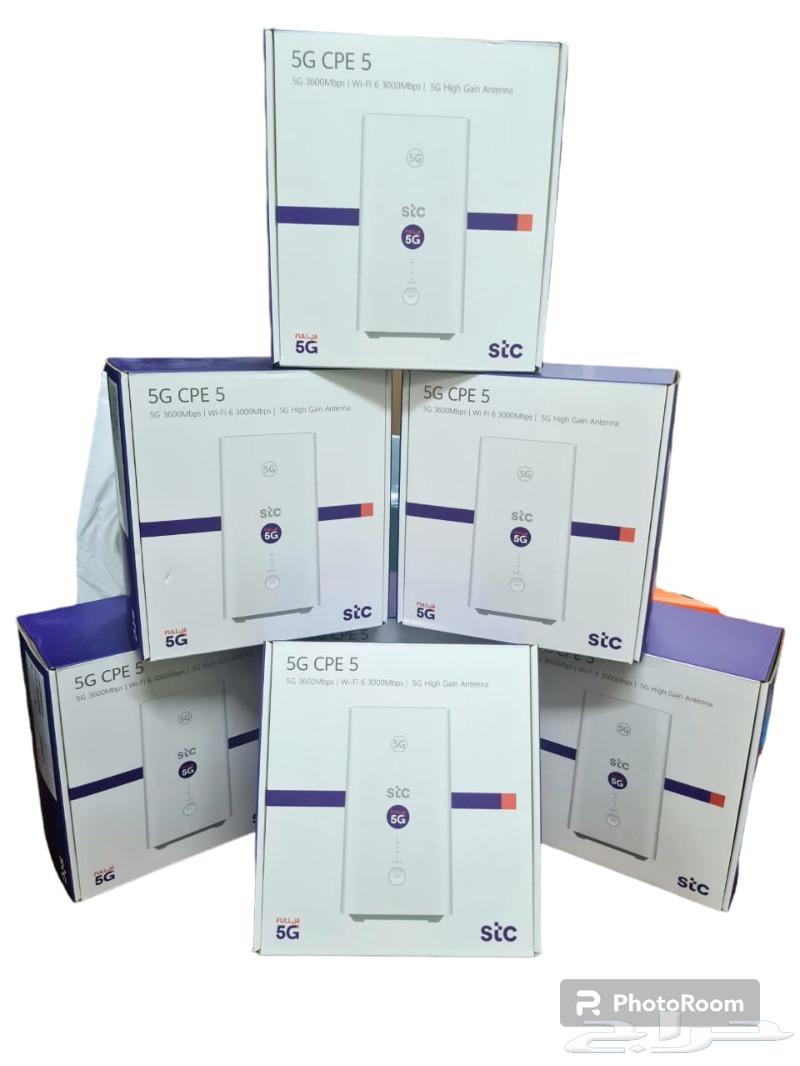 راوترفايف جي381-5G CPE 5 H155 مشغل stc فقط مع مقوي 599 ريال - موقع حراج