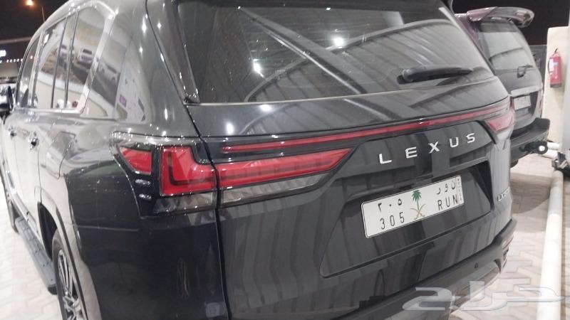 لكزس LX BB 600 2023 اسود داخل اوف وايت لوحات - موقع حراج