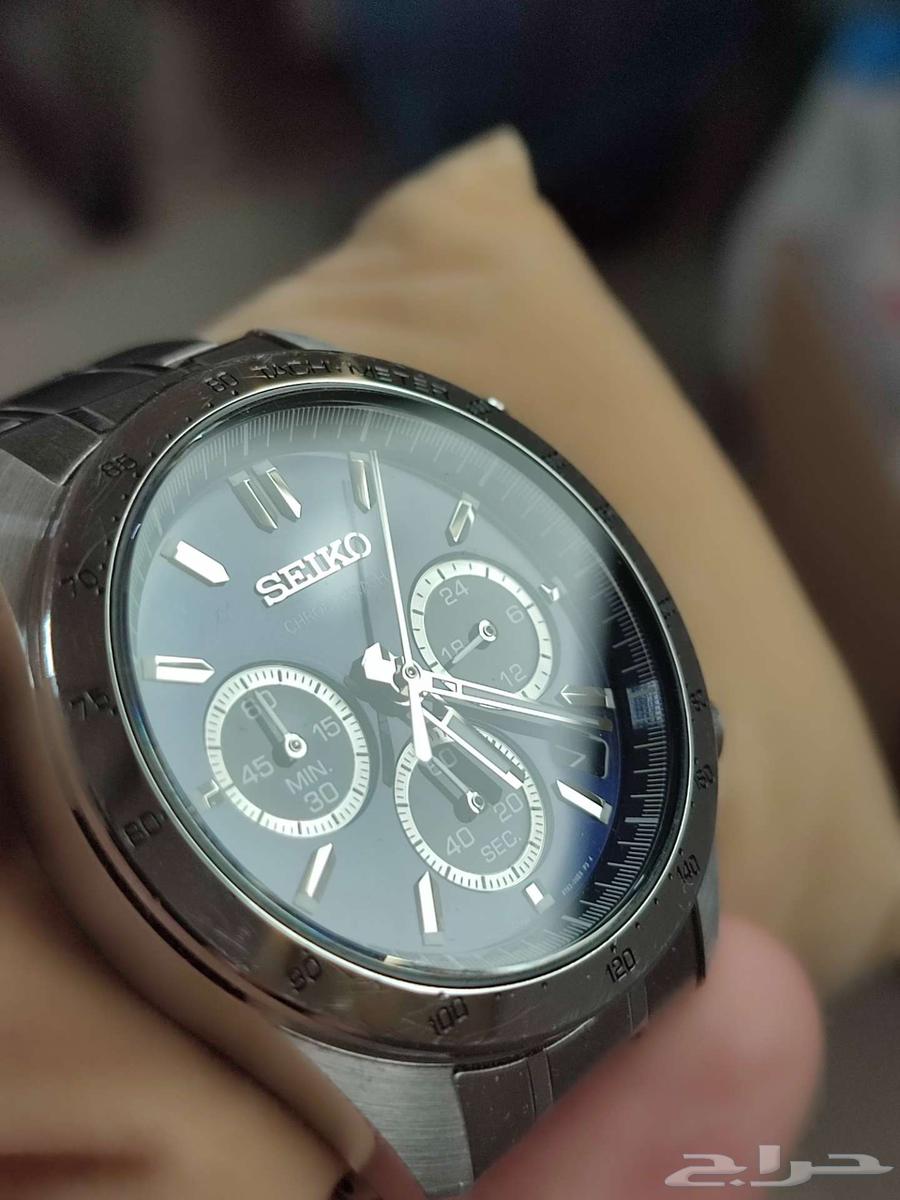 سايكو كرونوجراف Seiko Chronograph QZ Blue dial 8T63-00D0 | موقع حراج